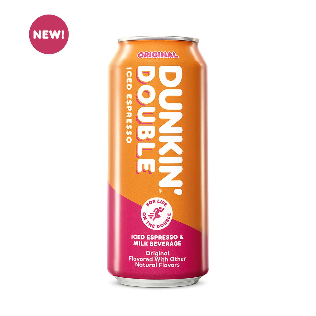 Dunkin’ Double Iced Espresso—Bold Flavor & 140mg Caffeine in Every Can